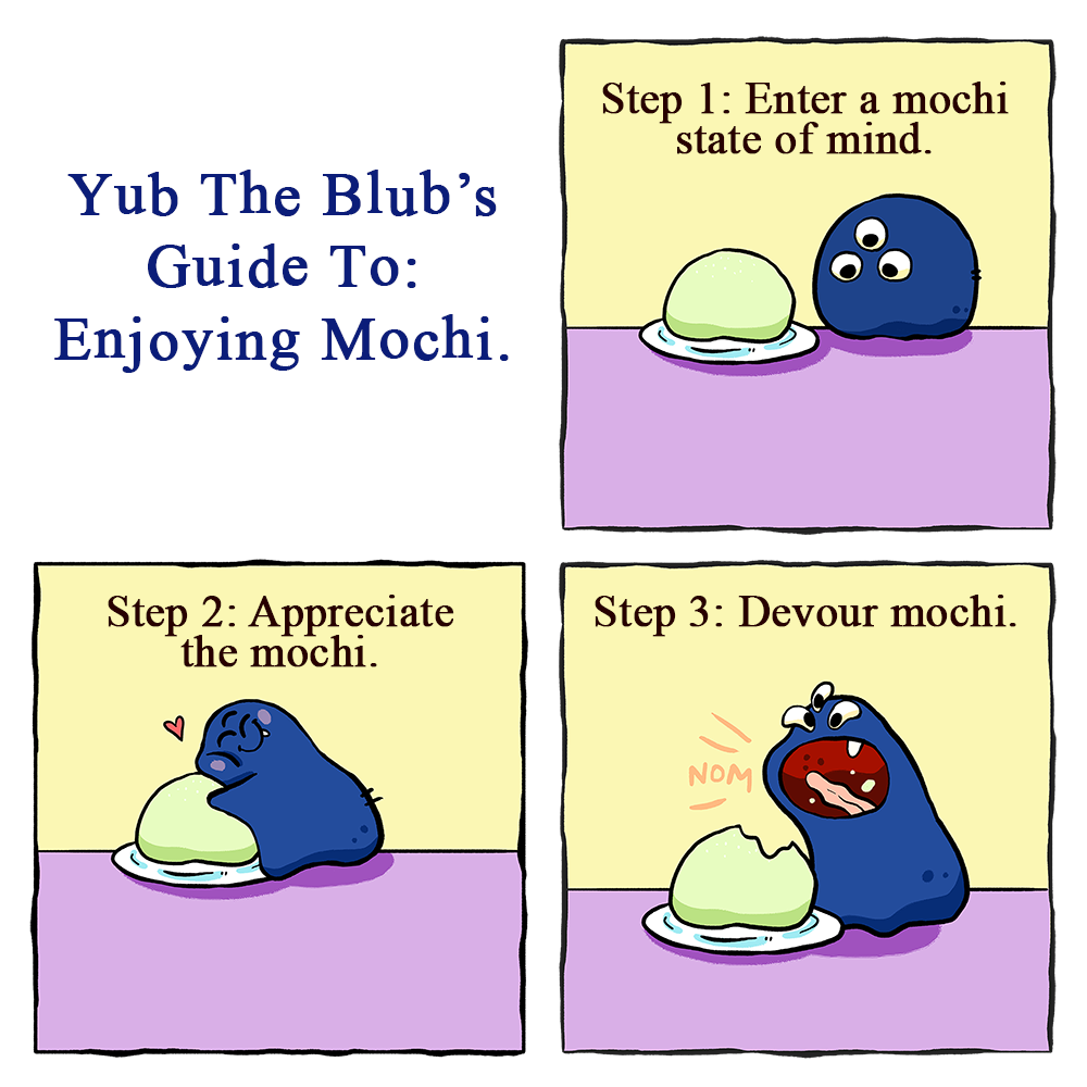How To Eat A Mochi – Yub The Blub